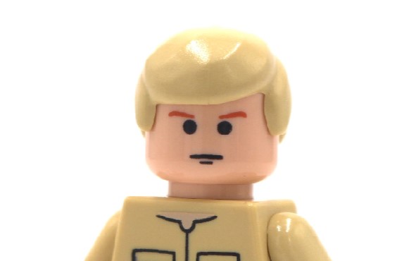 Custom Lego Star Wars 2006-Era Luke (Head Only) - Nichi Customs